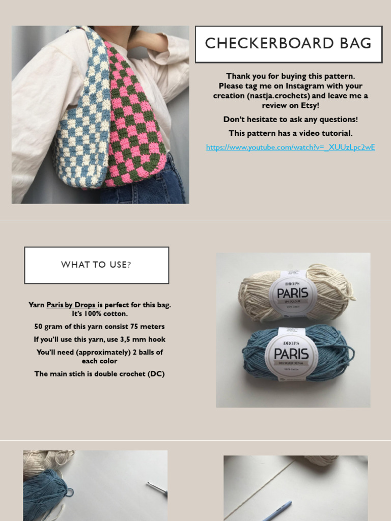 Checkerboard Bag | PDF