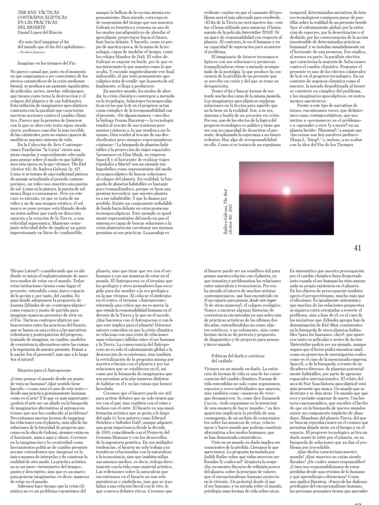 6. D. Lopez Rincon_biomorfismo_ES | PDF | Antropoceno | Naturaleza