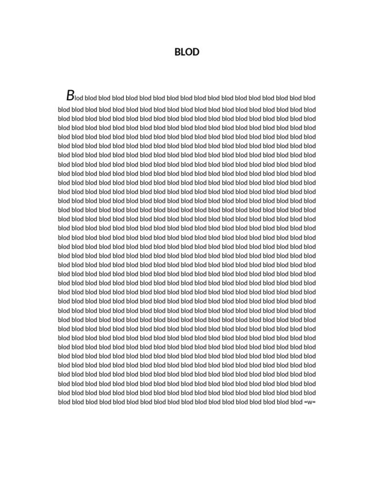BLOD | PDF