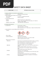 Bernzomatic Propane Safety Data Sheet | PDF | Dangerous Goods | Propane