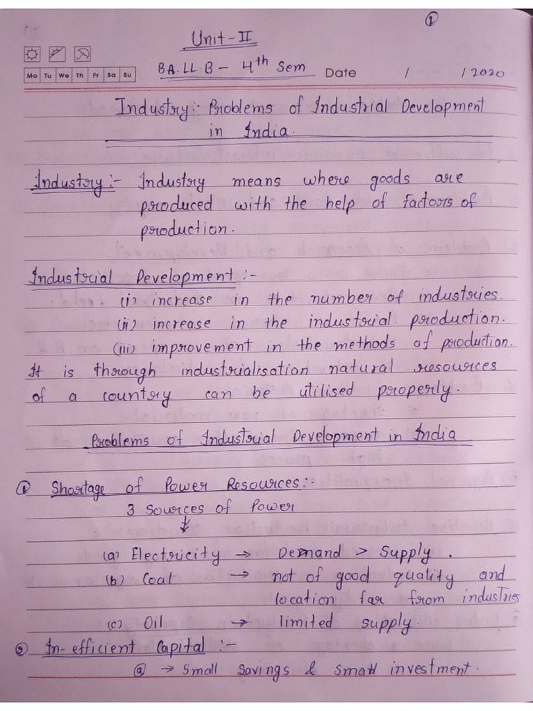 problems of Industrial Development | PDF