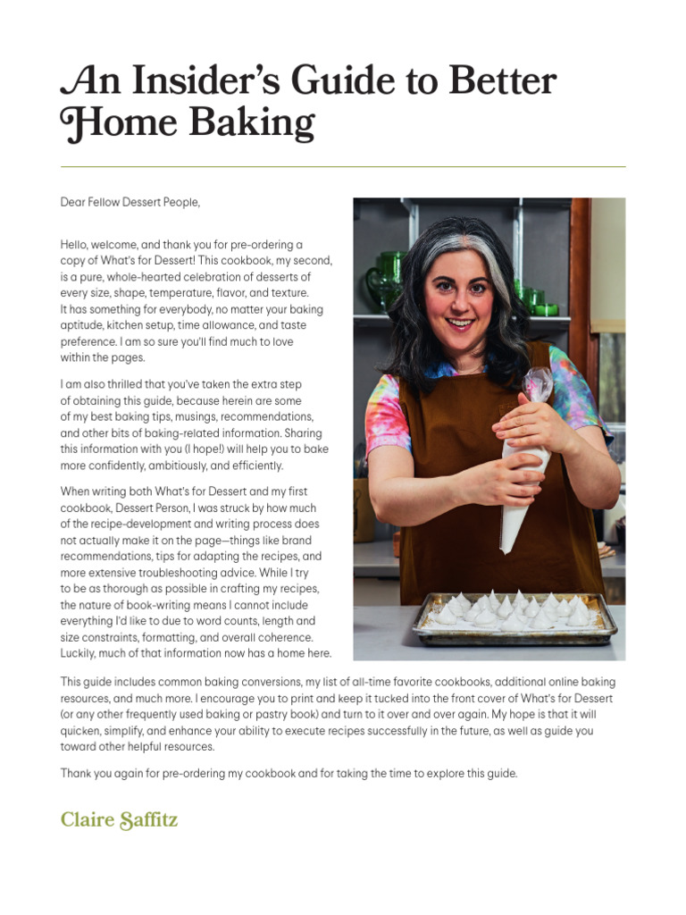 Insider's Guide To Better Home Baking | PDF | Sodium Bicarbonate | Cakes
