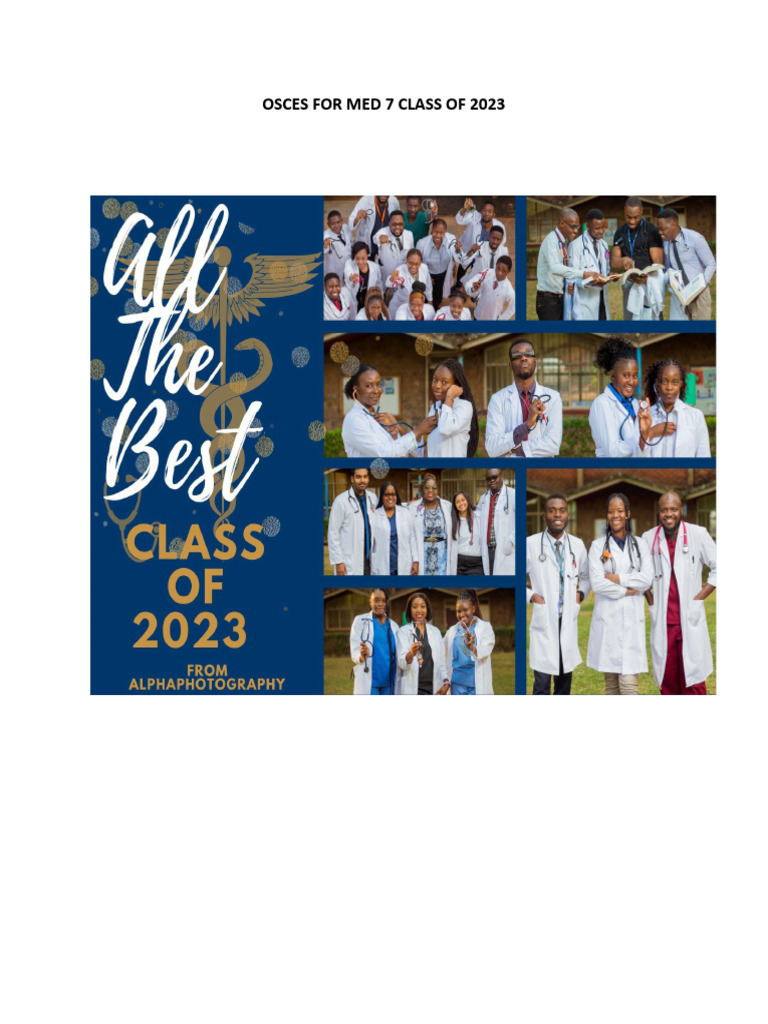 2023 Med 7 Osce Compilation | PDF | Pregnancy | Childbirth