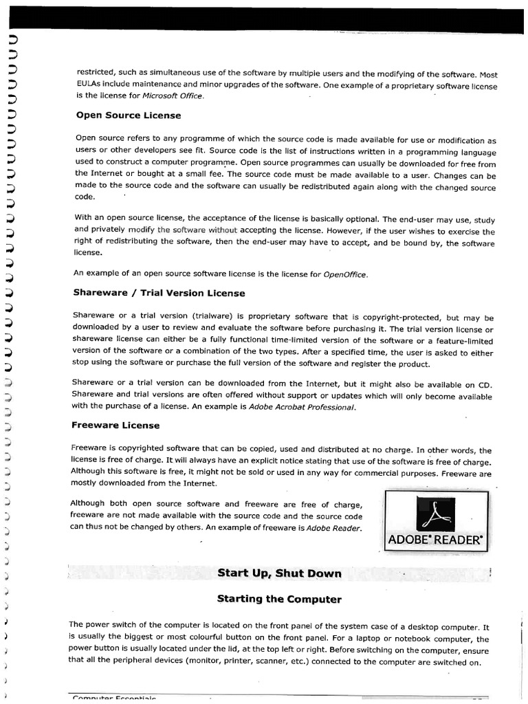 Start Up, Shut Down Notes | PDF