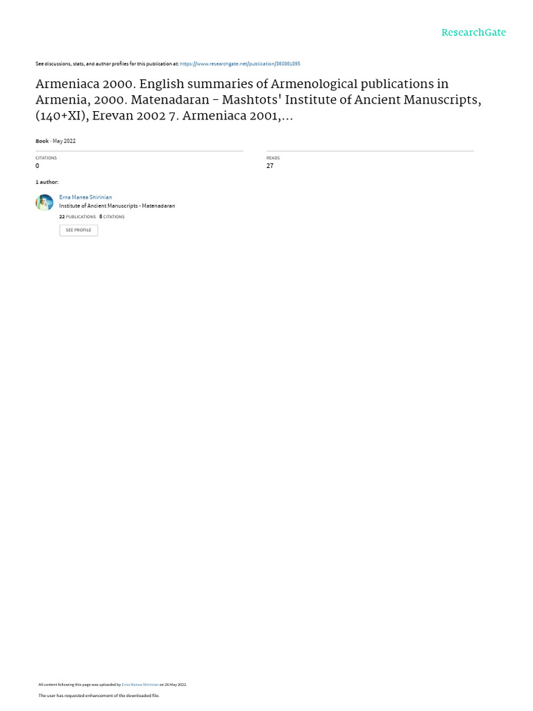Armeniaca2000 | PDF