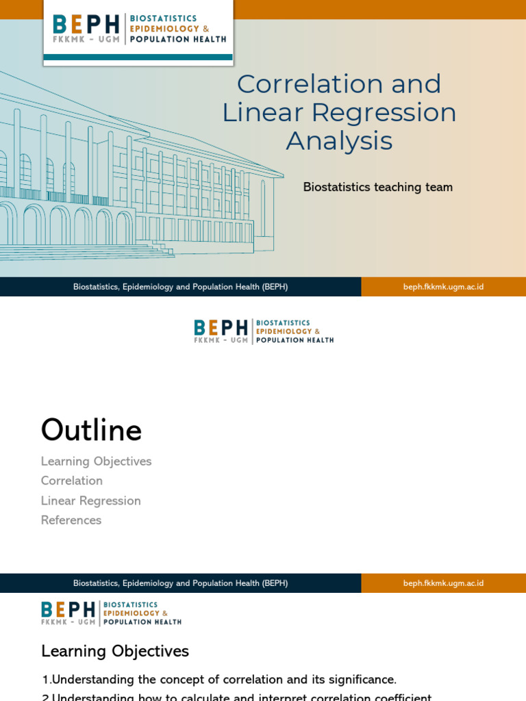 Correlation and Regression 25102024 | PDF | Regression Analysis | Biostatistics