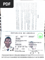 Formulário Passaporte Angola | PDF