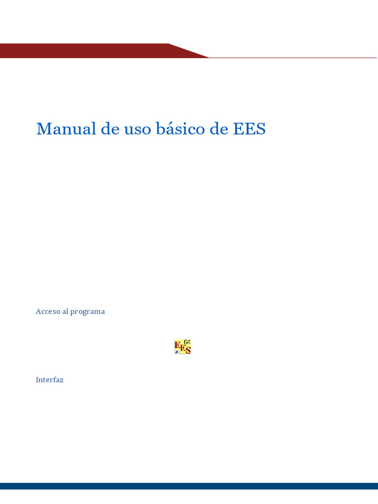 Manual de Uso Básico de EES | PDF | Programa de computadora | Programación