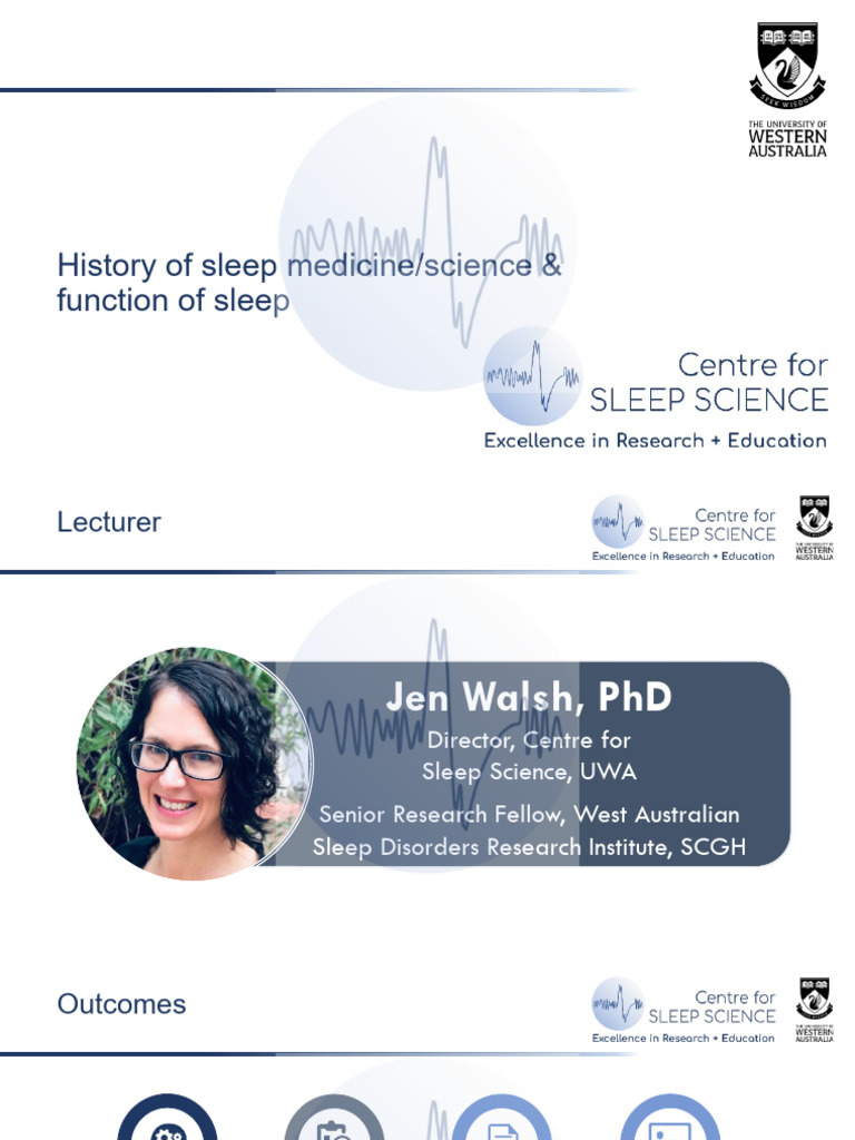 Evolution of Sleep Medicine History | PDF | Sleep | Rapid Eye Movement ...