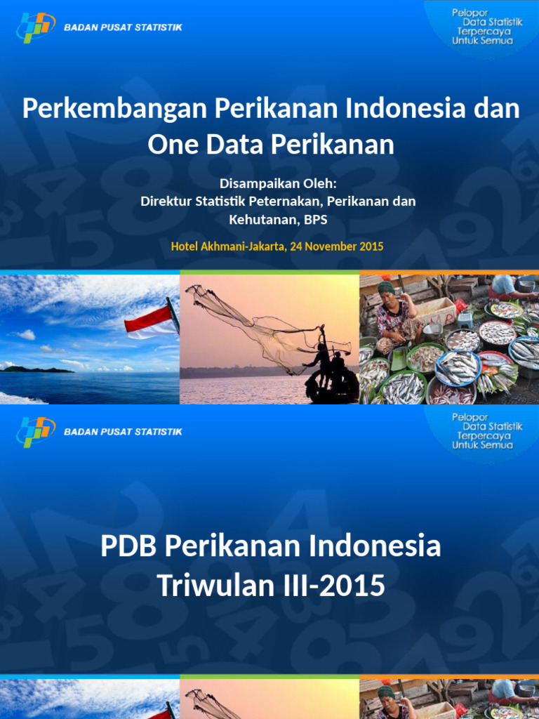 Pertumbuhan PDB Perikanan Indonesia 2015 | PDF