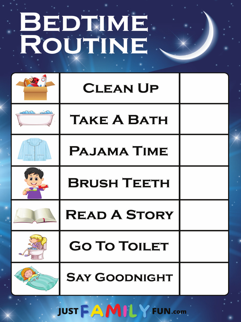 Bed Time Chart | PDF