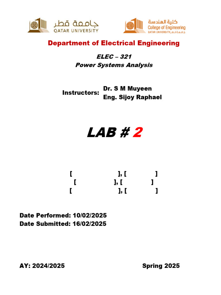 Elec 321-Lab2 | PDF | Ac Power | Capacitor