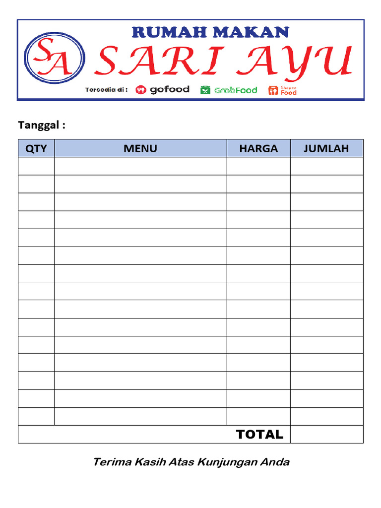 669721109-Nota-rumah-makan | PDF