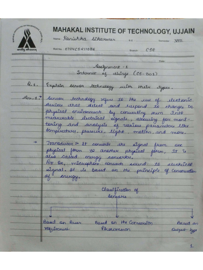 IOT Assignment | PDF