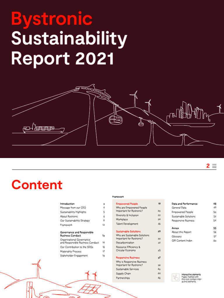 Bystronic 2021 Sustainability Report | PDF | Sustainability | Governance