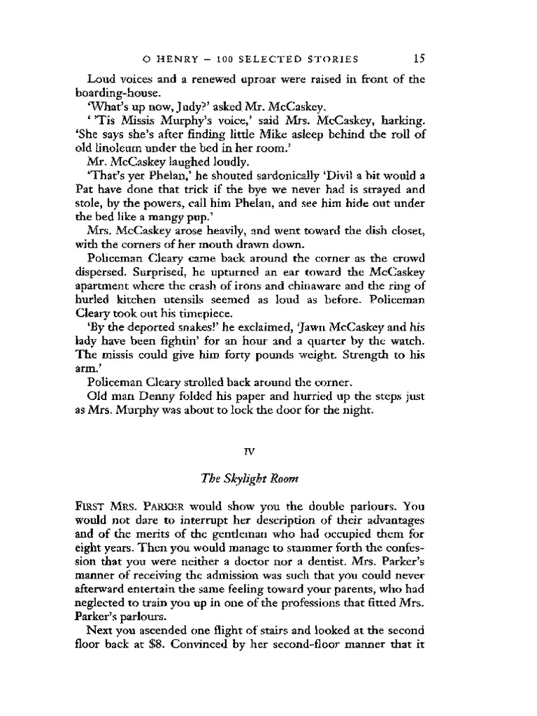 Short Story 4 | PDF