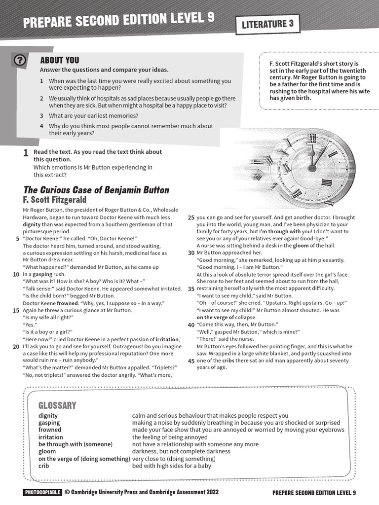 PREPARE L9 Literature Worksheet 03 | PDF
