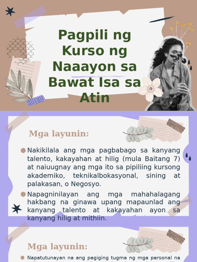 Q4 1 Pagpili NG Kurso | PDF