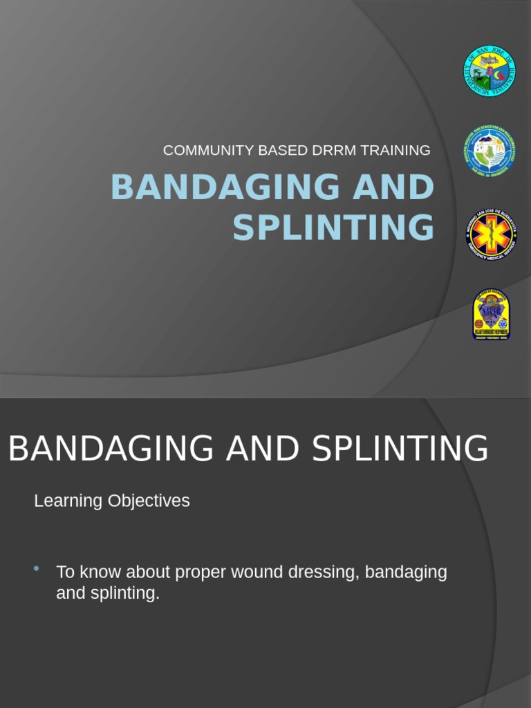 3 Bandaging And Splinting Pdf Musculoskeletal System Limbs Anatomy