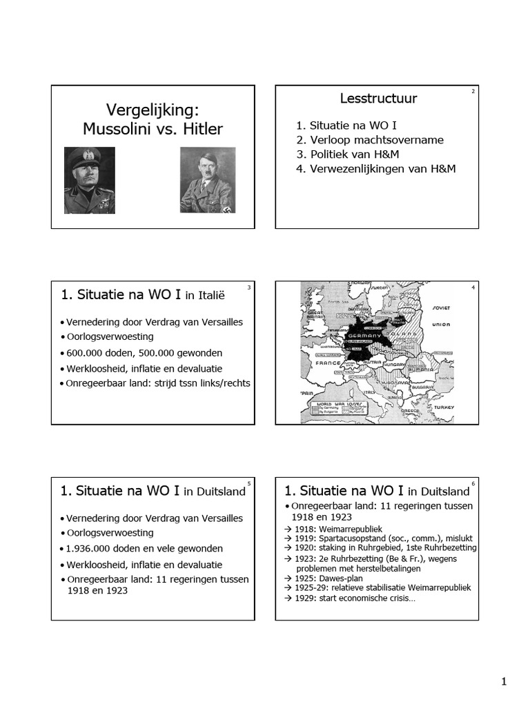 01 - Hitler vs. Mussolini | PDF