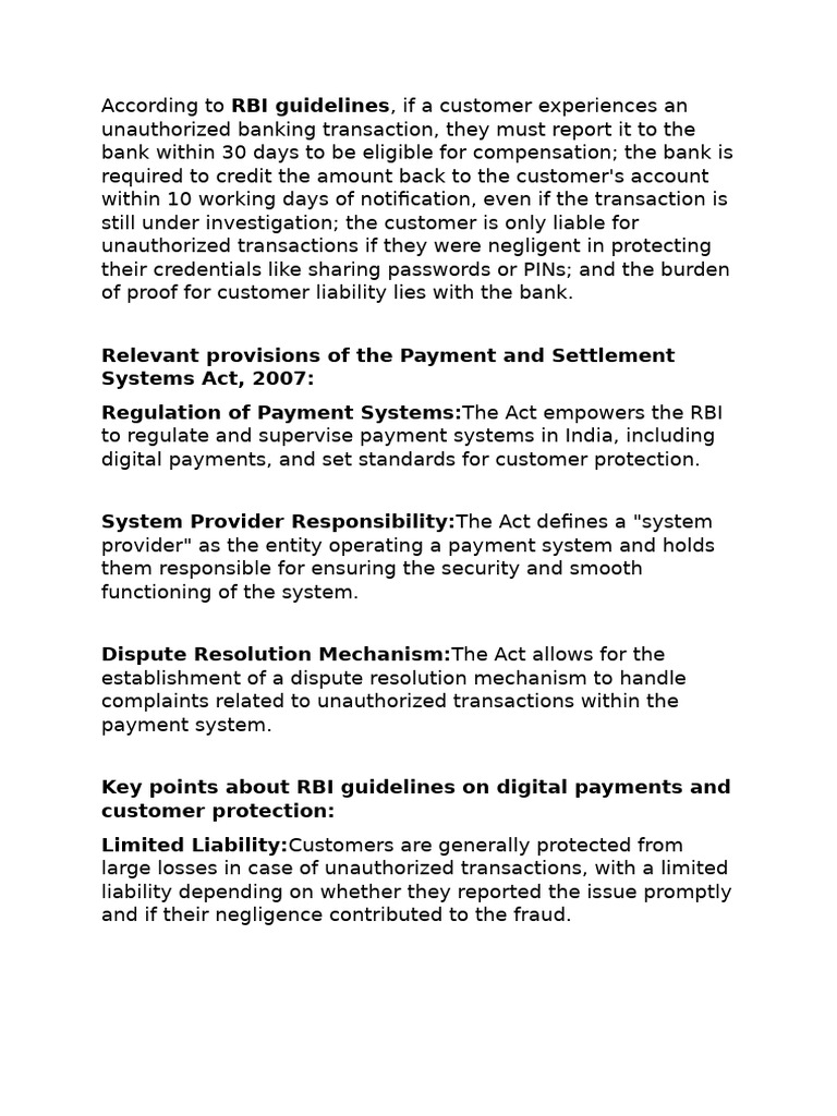 According To RBI Guidelines | PDF