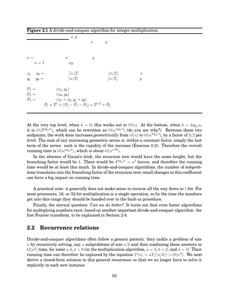 2 - 2 RecurrenciasDasgupta-Papadimitriou-Vazirani | PDF | Mathematical ...