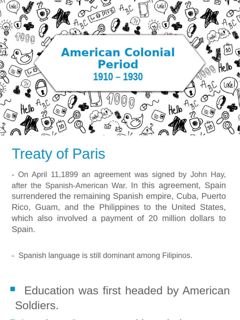 American Colonial Period | PDF | Philippines