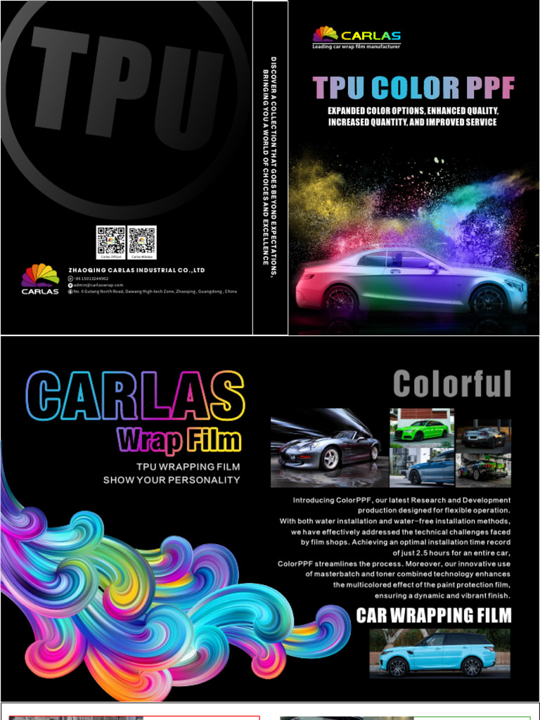 TPU Color PPF Catalog-2024 (1) | PDF | Motor Vehicle | Vehicles
