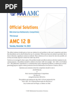 2021-AMC 12A Solutions | PDF | Mathematics