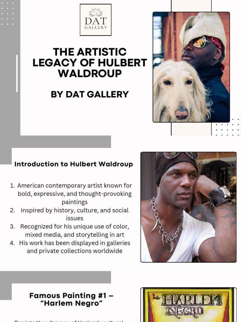 The Artistic Legacy of Hulbert Waldroup by Dat Gallery | PDF