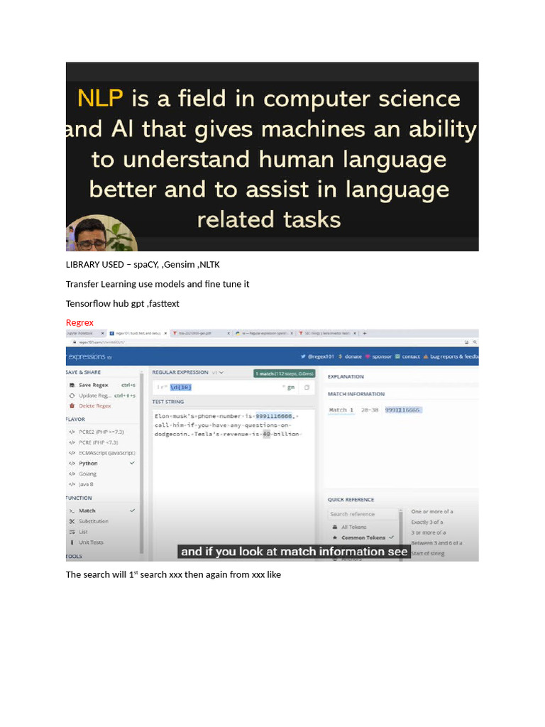 NLP Tools and Techniques Overview | PDF