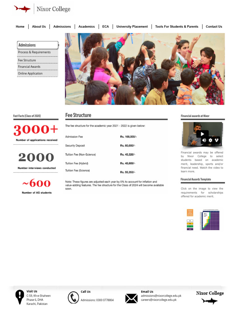 Nixor College - Admissions | PDF