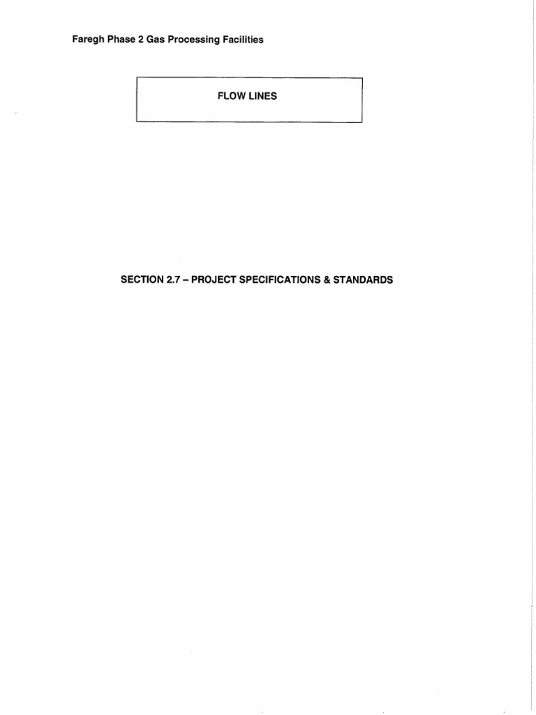 Section 2.7 Project Spec and Stds | PDF