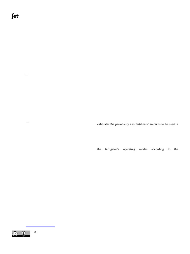 A Solar Powered Fertigation System | PDF | Wireless Sensor Network ...