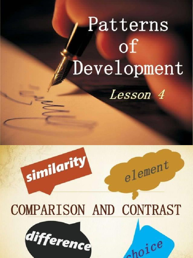 Comparison and Contrast Writing Guide | PDF