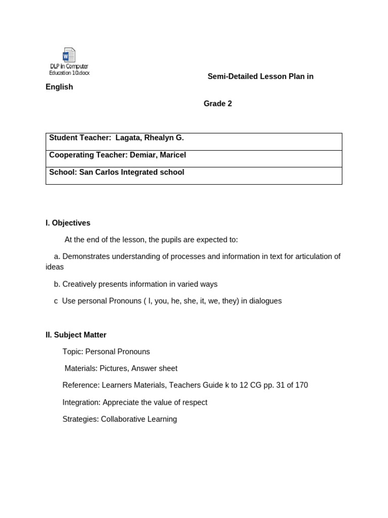 Lp 3 Eng | PDF | Learning | Behavior Modification