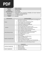 Job Description - Cluster Manager | PDF | Retail | Business