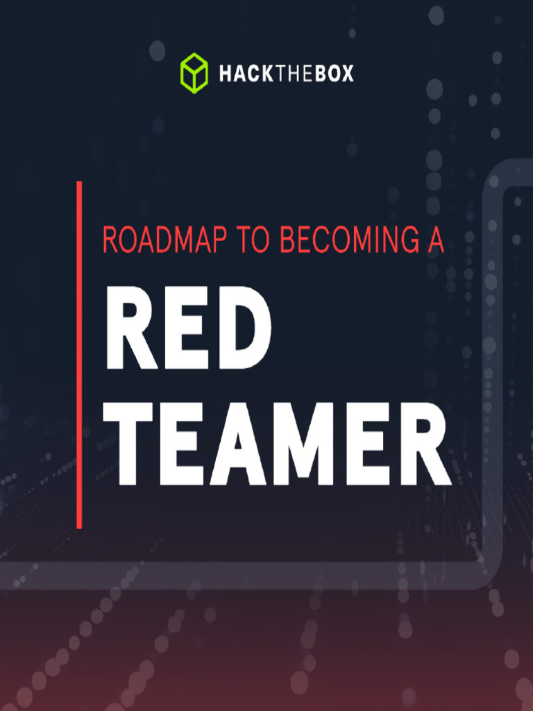 Roadmap To Becoming A Red Teamer | PDF