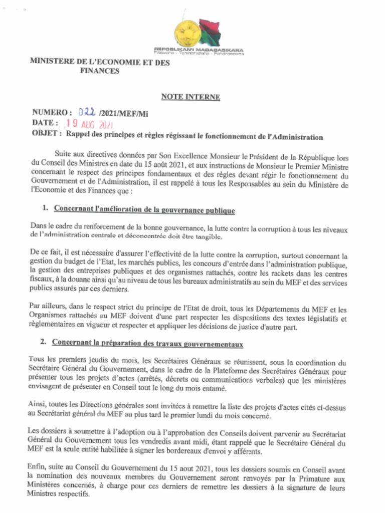 Administration | PDF