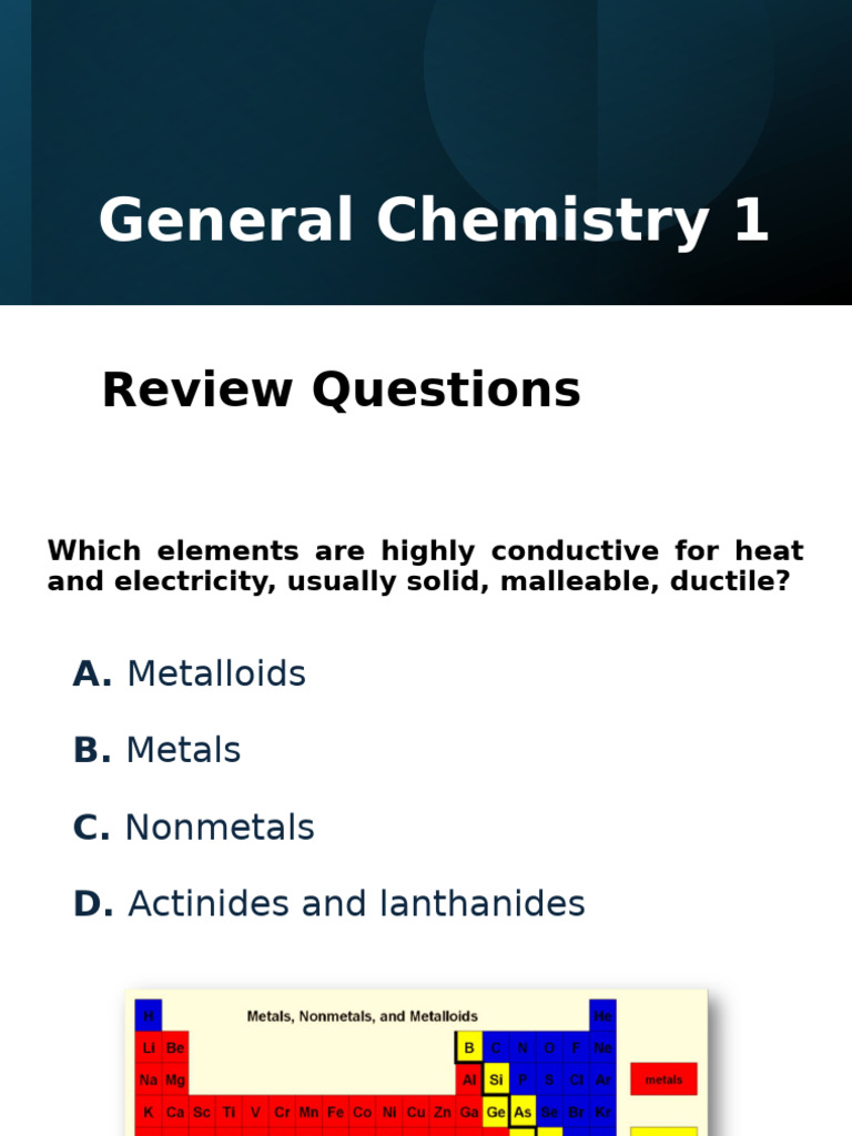 General Chemistry 1 Review Qs | PDF | Carbohydrates | Chemical Bond