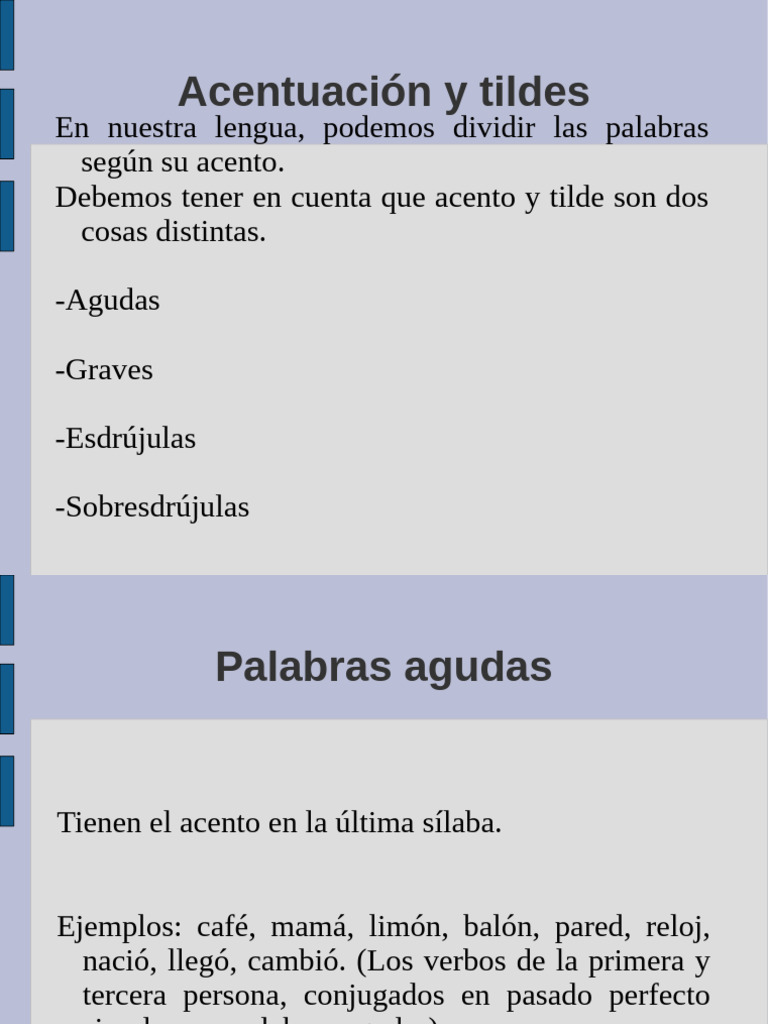 Reglas de Acentuación y Tildes | PDF | Lingüística | Fonética