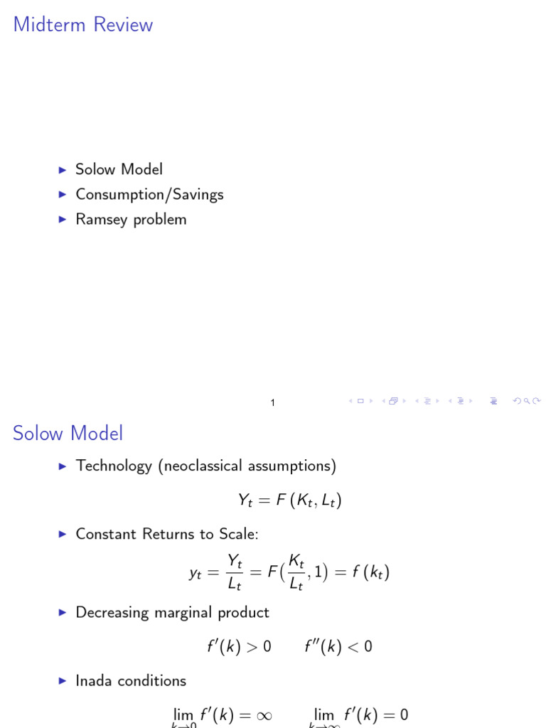 MIT14 05S13 Midterm Revi | PDF | Macroeconomics | Economies