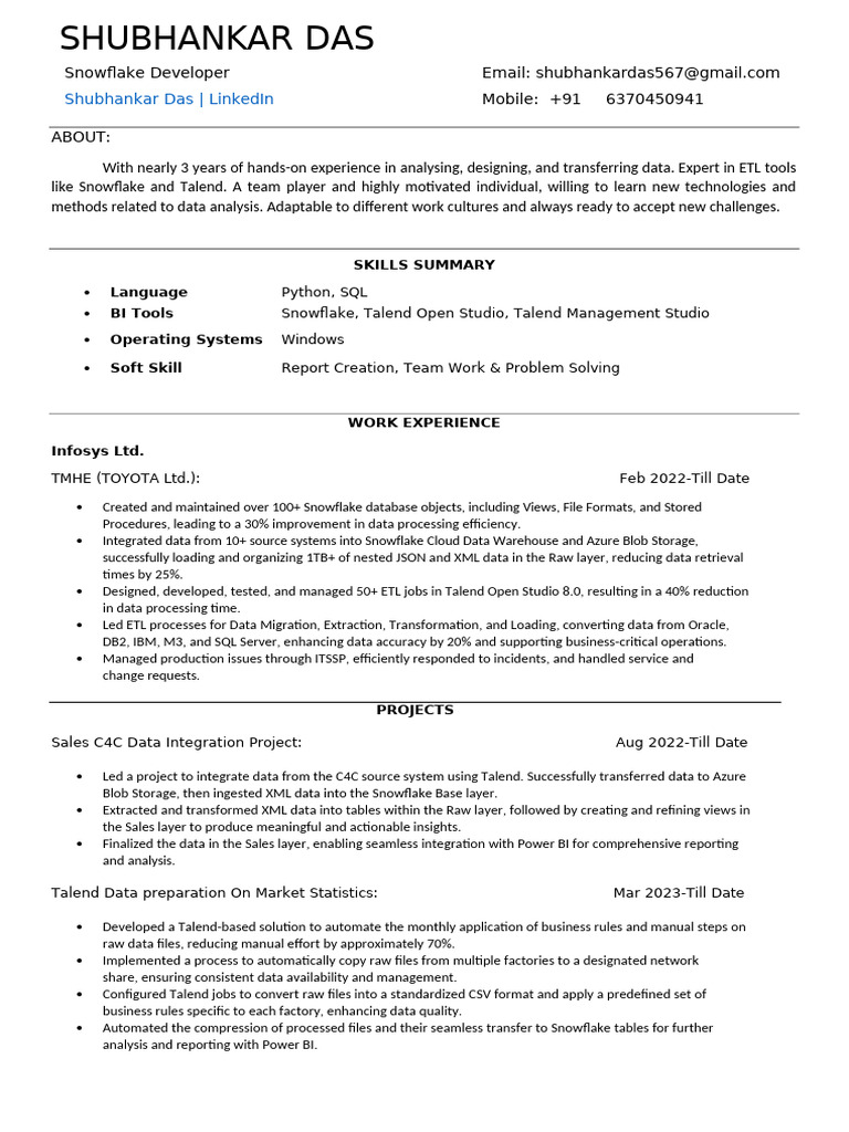 SD_RESUME | PDF | Computing | Software