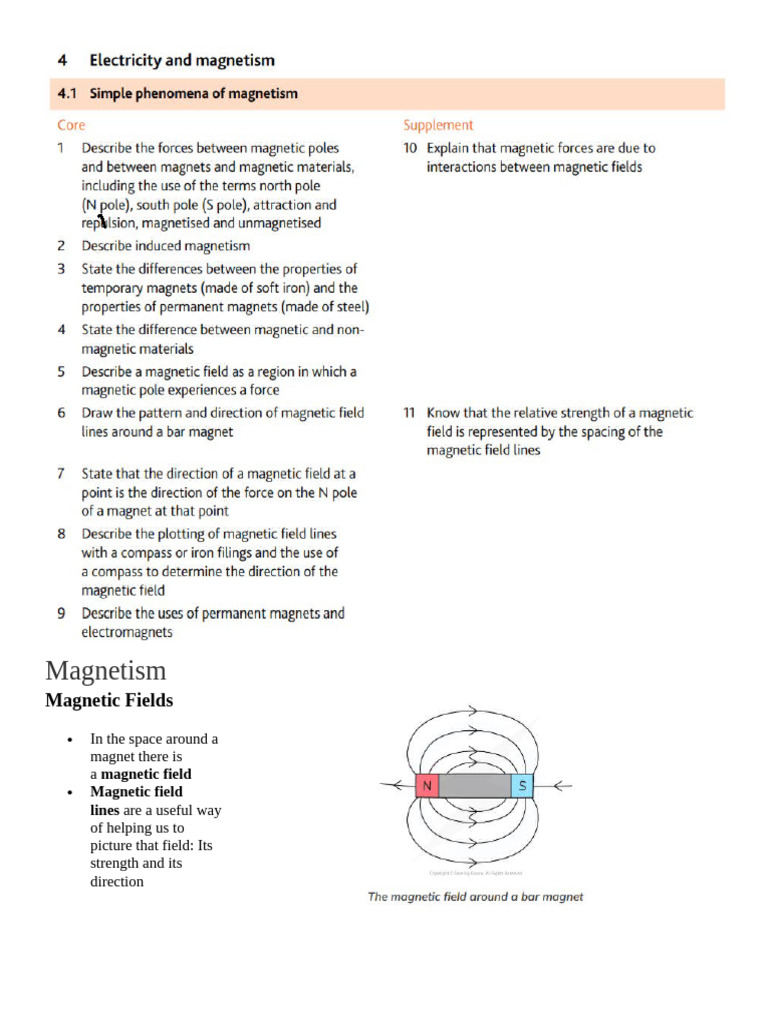 Lecture 6, 7 Magnetic Fields | PDF | Magnetism | Magnet