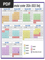 BACAU Structura Anului Scolar 2025 2026 1 1 | PDF