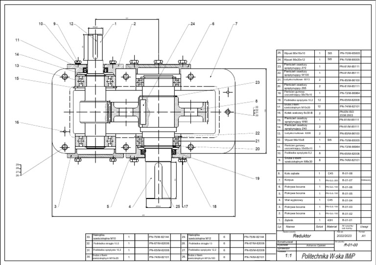 Reduktor Z Wymiarami | PDF