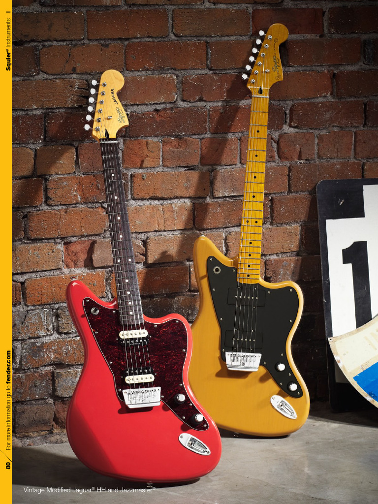 Squier Frontline Catalog Overview | PDF | Music Technology | Guitars