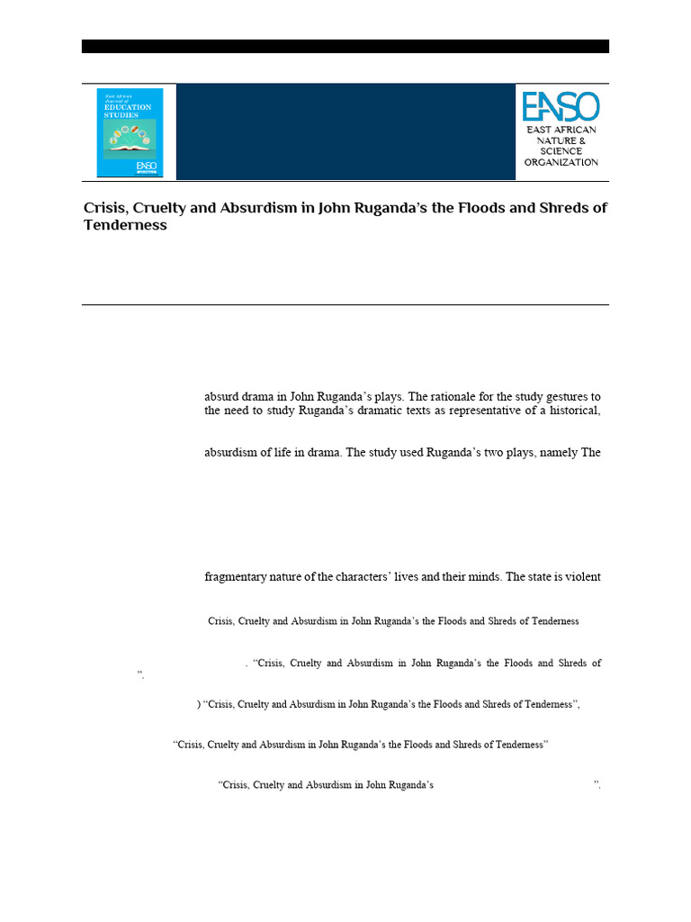 Crisis_Cruelty_and_Absurdism_in_John_Rugandas_The | PDF
