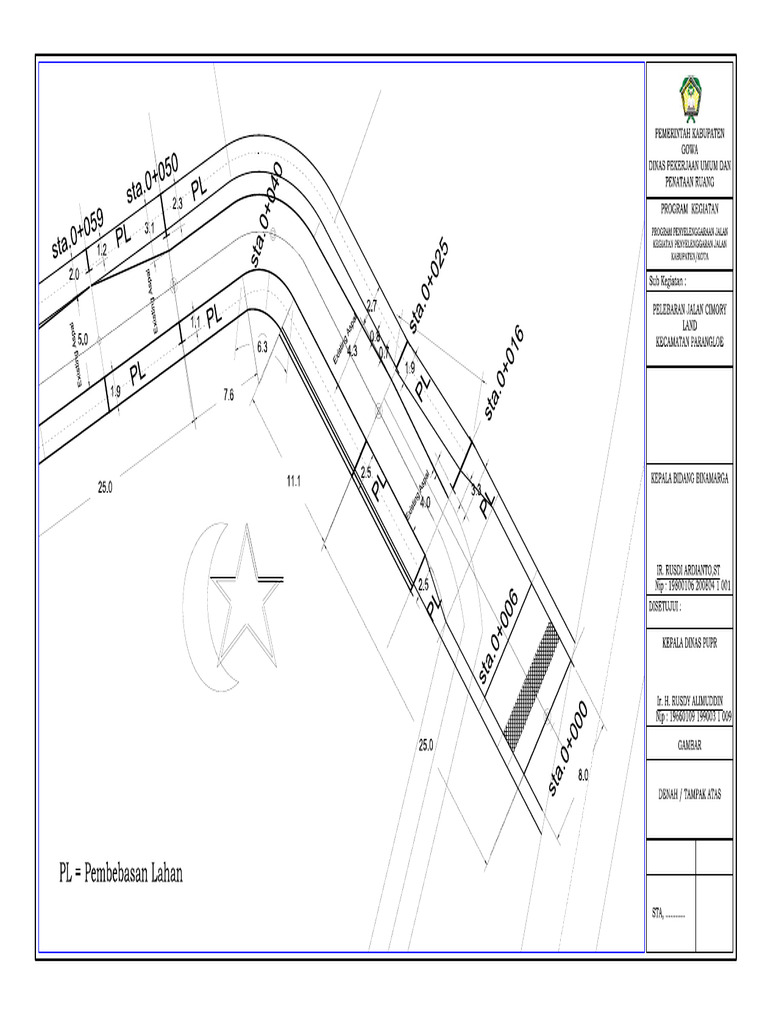 1.denah Jalan Cimory Land | PDF