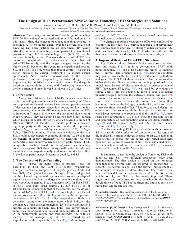 The_Design_of_High_Performance_Si_SiGe-Based_Tunneling_FET_Strategies_and_Solutions | PDF ...